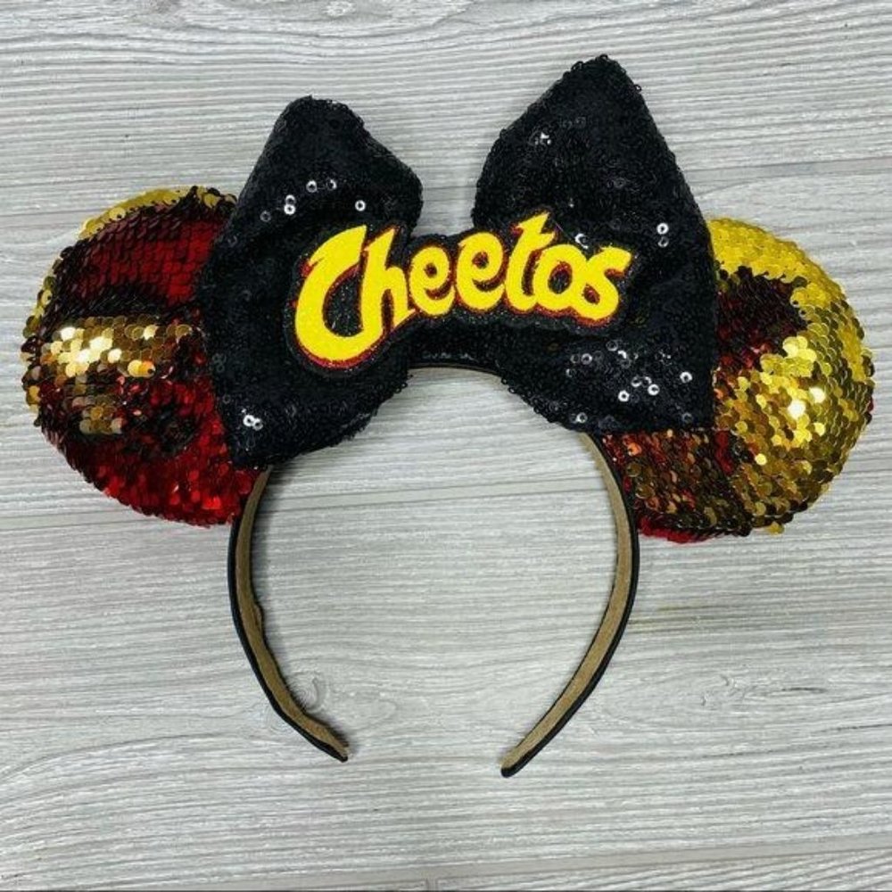Diy Mickey Mouse Cheeto Ears Shifting Sequin Disney A… - Gem